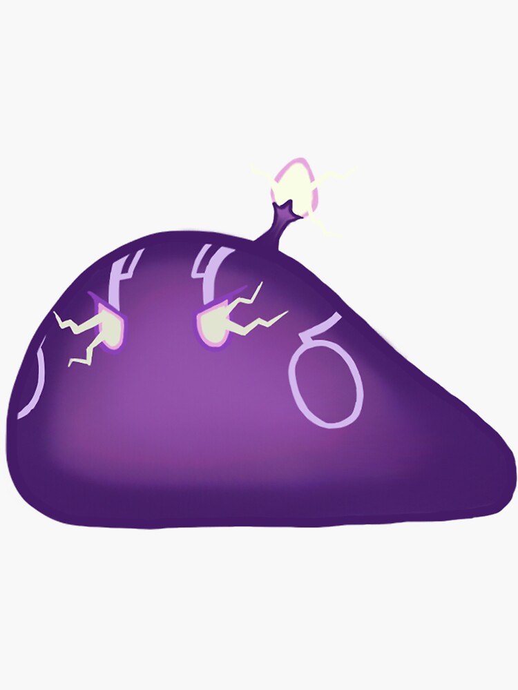 "Genshin Impact - Angry Electro Slime fanart" Sticker for Sale by ...