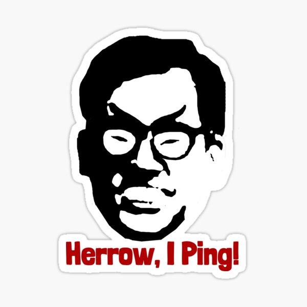 "Ping" Sticker by pickledbeets | Redbubble