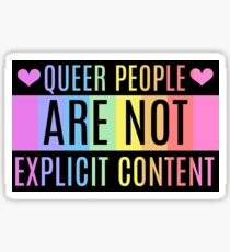 Explicit Content: Stickers | Redbubble