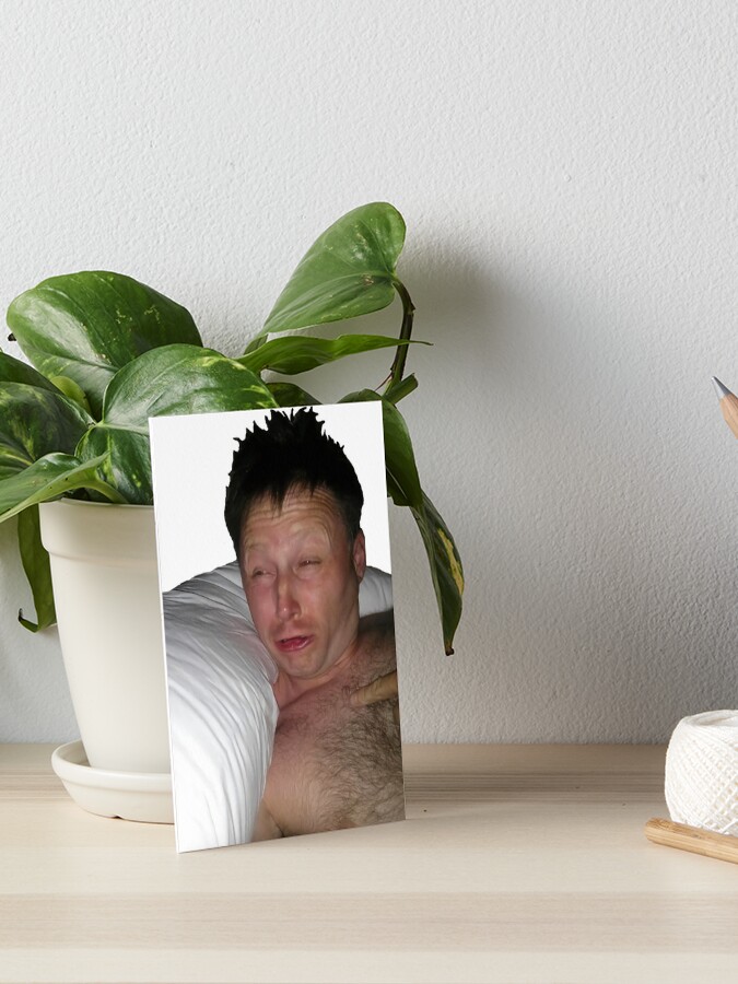 "HQ Guy Limmy Waking Up Meme" Art Board Print for Sale by fomodesigns | Redbubble