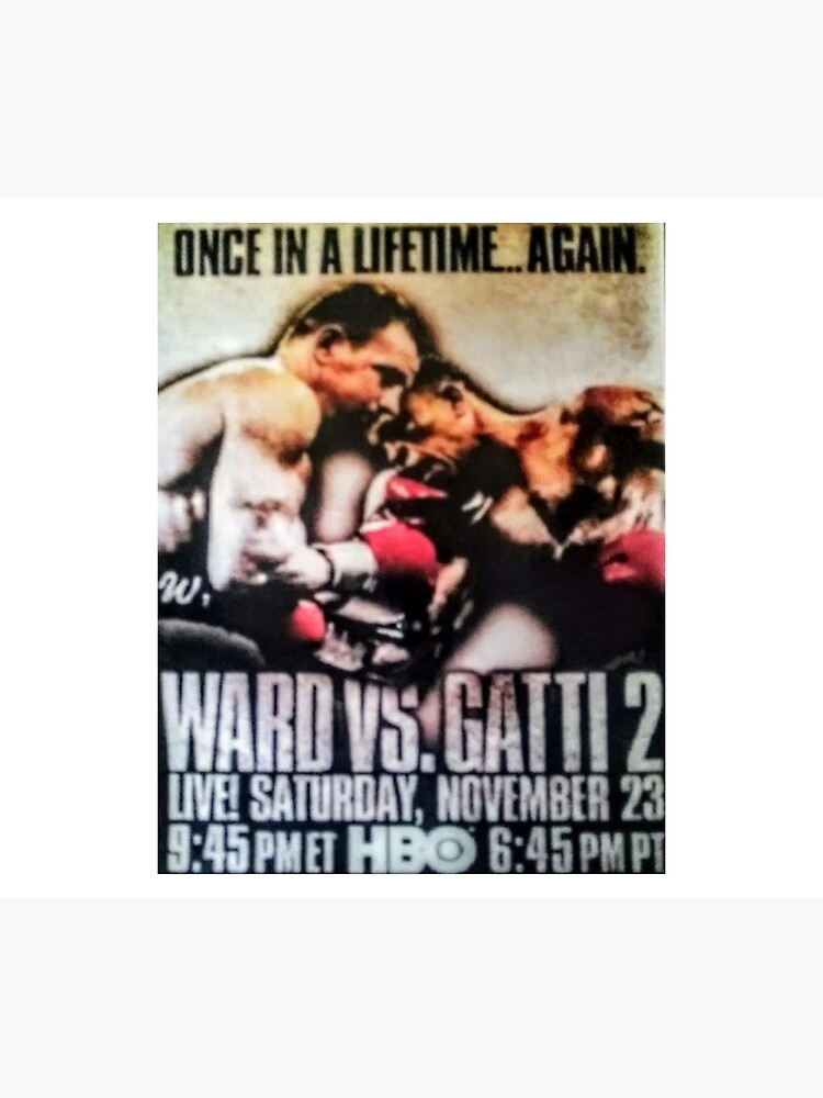 "Arturo Gatti v Micky Ward II" Poster for Sale by footydezigns | Redbubble