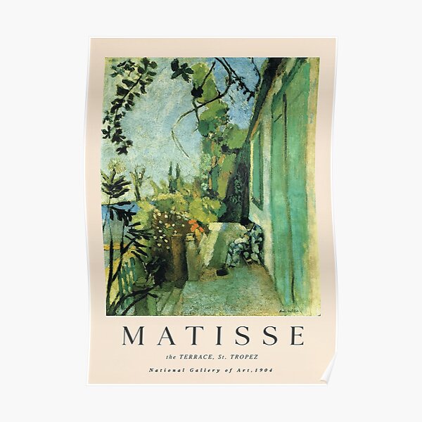 "Matisse The Terrace" Poster for Sale by Wright-donalld | Redbubble
