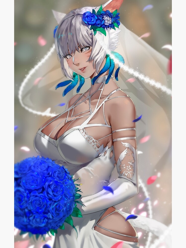 Póster «cute Yshtola Rhul Race Miqote Final Fantasy Xiv 14 Ffxiv