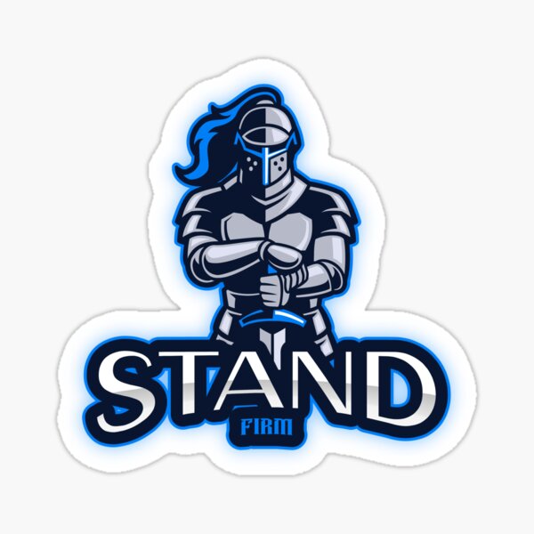 "Stand Firm" Sticker for Sale by LivingByFaith | Redbubble