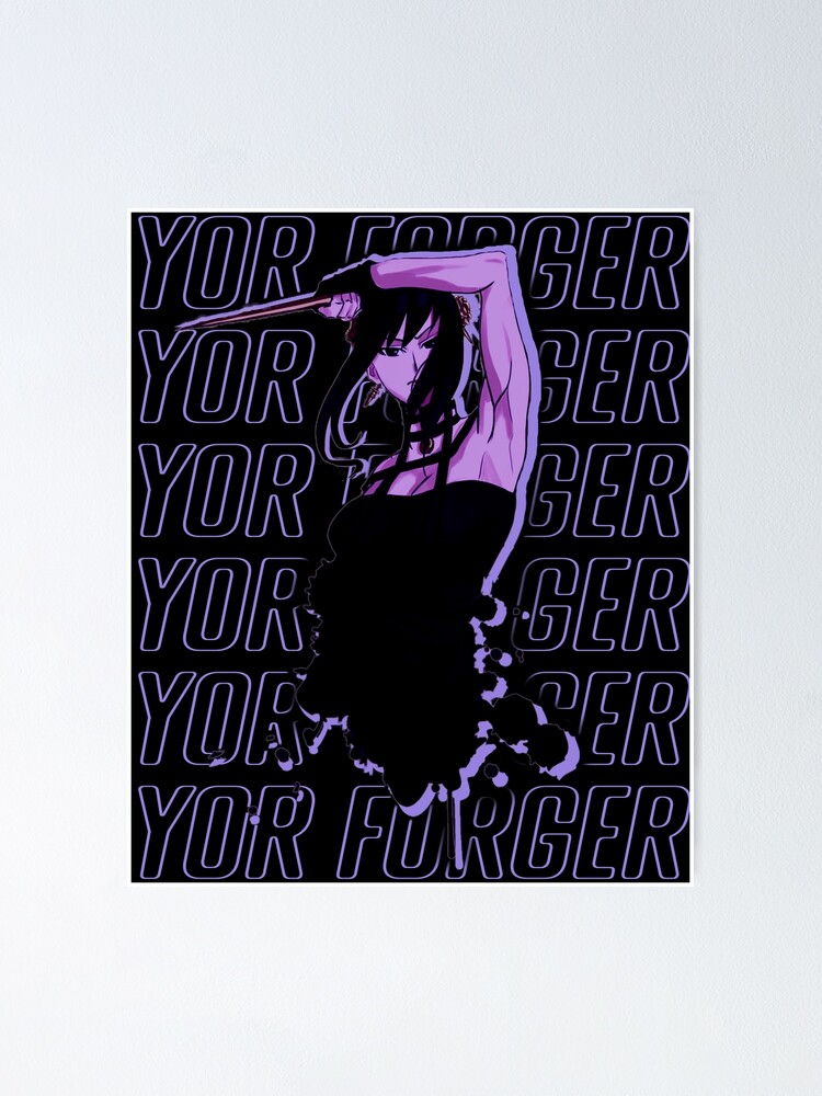 "Spy X Family Yor Forger" Poster for Sale by AH1Design | Redbubble