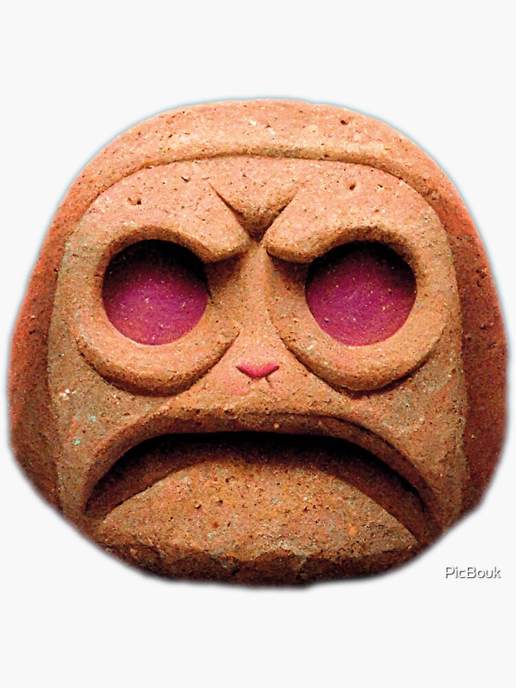 "Clay - Angry" Sticker for Sale by PicBouk | Redbubble