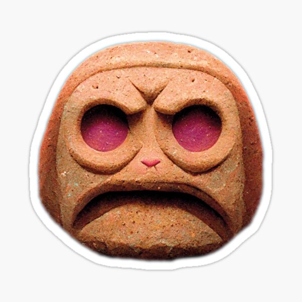 "Clay - Angry" Sticker for Sale by PicBouk | Redbubble