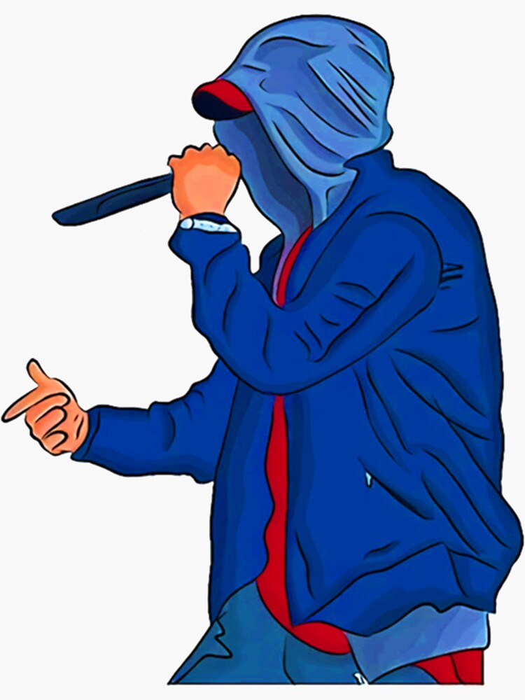 "Eminem" Sticker for Sale by JOHNJORDA21 | Redbubble
