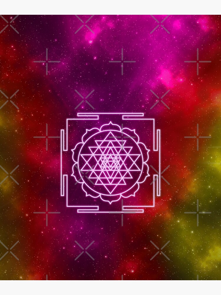 "Sri Yantra | Sacred Geometry | Red Nebula" Poster for Sale by ghost888 ...