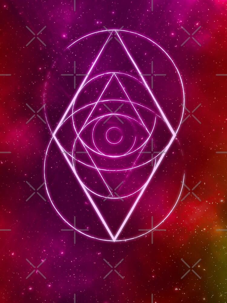 "Vesica Piscis | Sacred Geometry | Red Nebula" T-shirt for Sale by ...