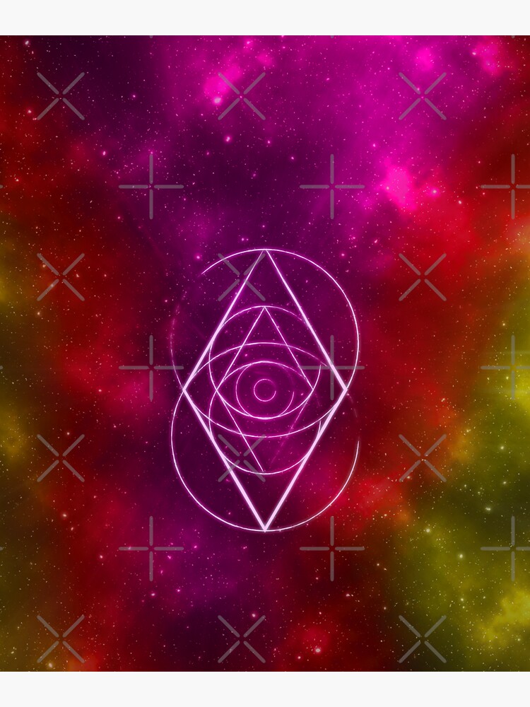 "Vesica Piscis | Sacred Geometry | Red Nebula" Sticker for Sale by ...