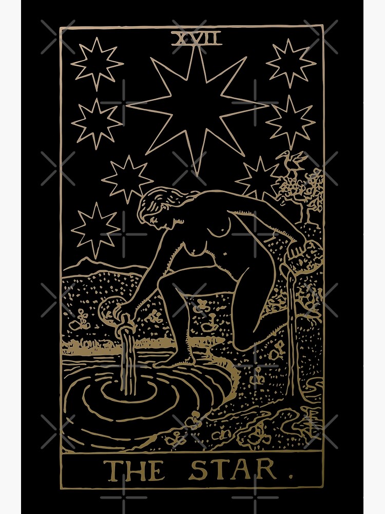 "Rider Waite - THE STAR - Tarot Card" Photographic Print for Sale by ...
