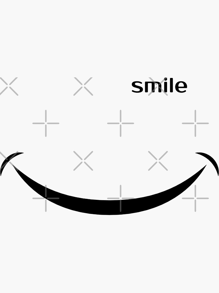 "Smile icon" Sticker for Sale by A-La-Mode | Redbubble