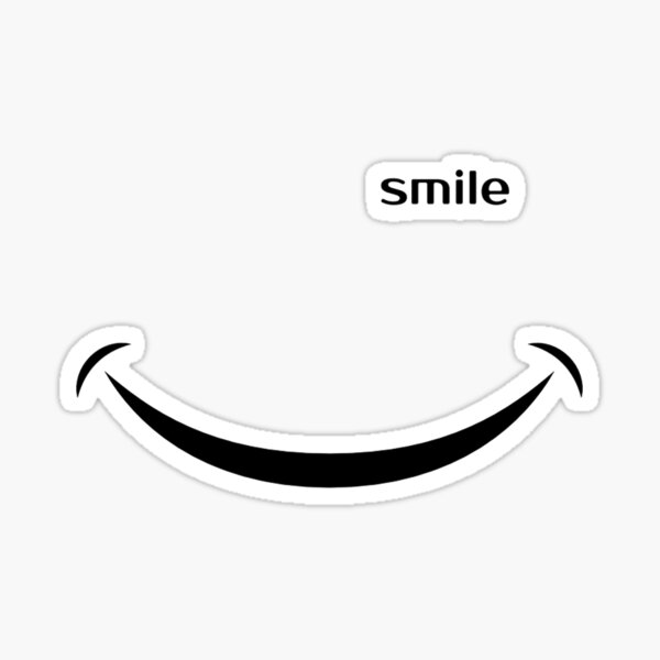 "Smile icon" Sticker for Sale by A-La-Mode | Redbubble