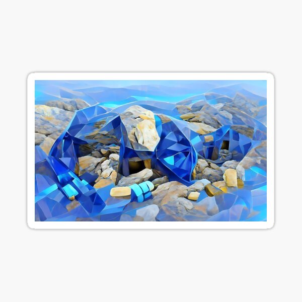 "Sapphires&Crystals 5D" Sticker for Sale by THORRAGNAR | Redbubble