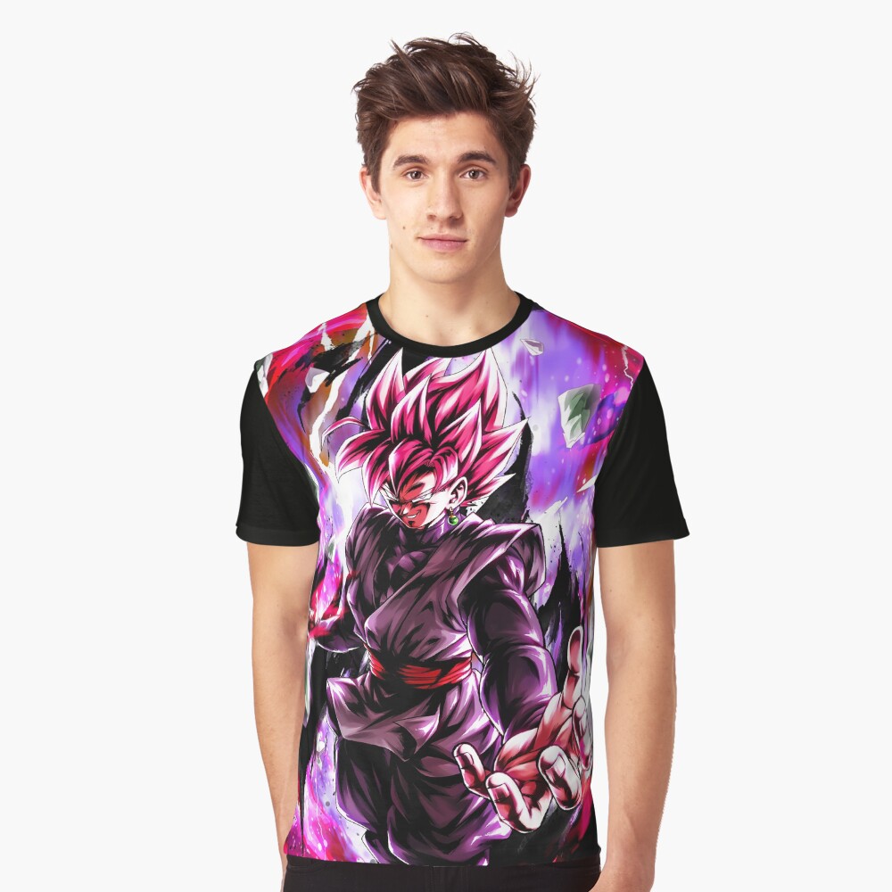 "Black Goku Super Saiyan Rosé Artwork" Poster for Sale by Psyche-Lab | Redbubble