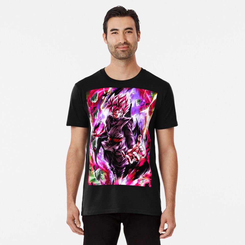 "Black Goku Super Saiyan Rosé Artwork" Poster for Sale by Psyche-Lab | Redbubble