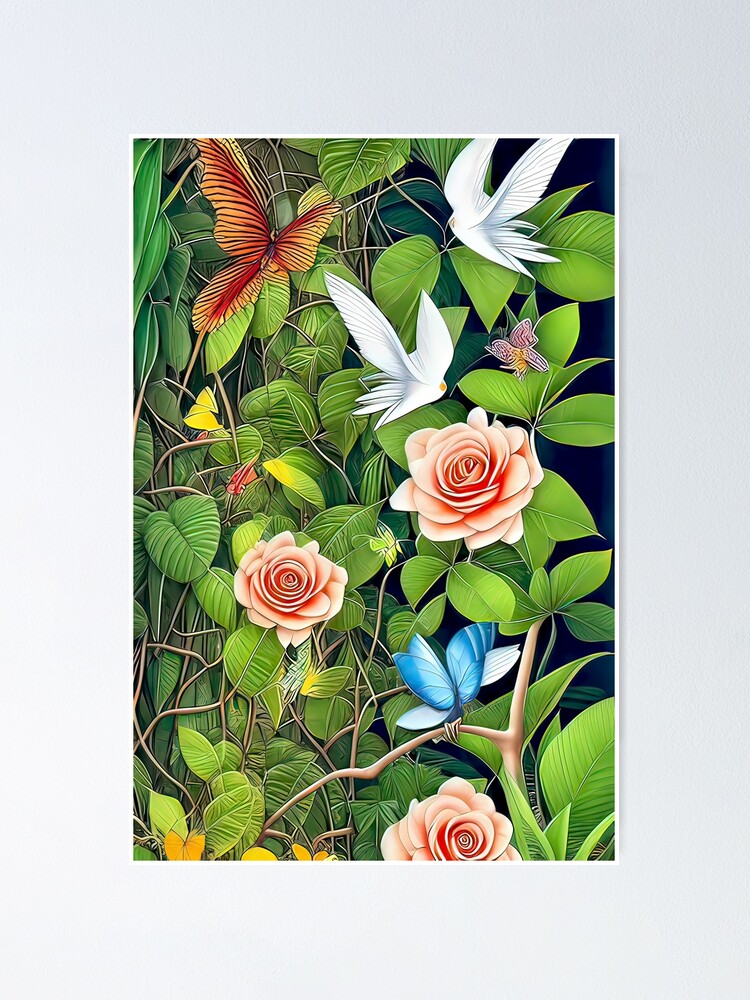 "Botanical Illustrations - Surreal #TS001" Poster for Sale by ...