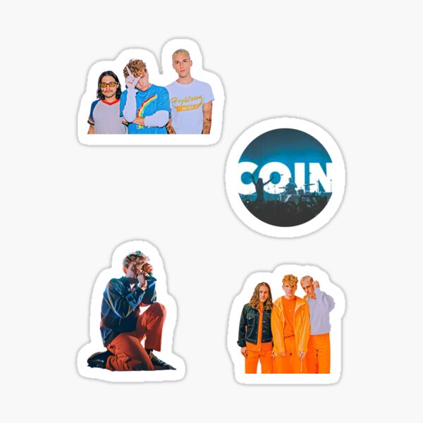 "Coin Band Sticker Pack " Sticker for Sale by loyalistwhiz | Redbubble