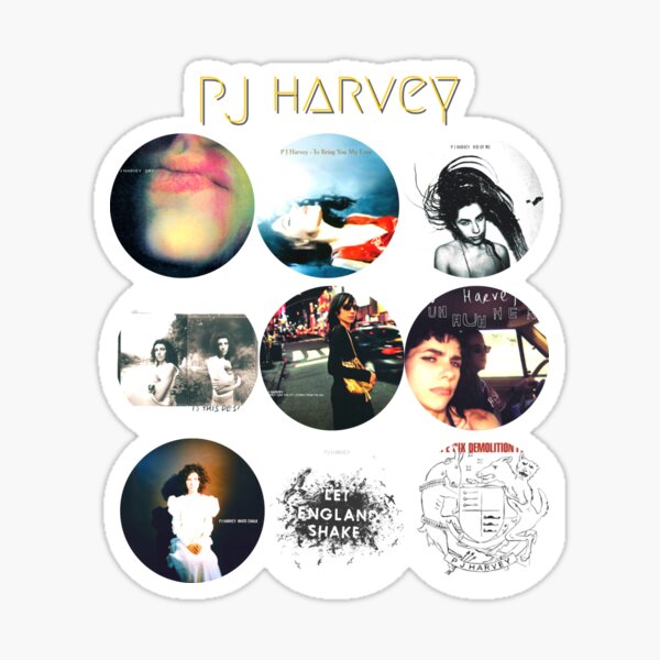 "PJ Harvey t shirt and sticker | PJ Harvey Sticker" Sticker for Sale by ...