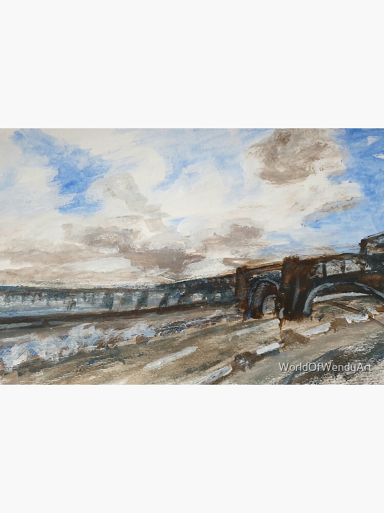 "Tay Rail bridge acrylic painting " Poster for Sale by WorldOfWendyArt ...