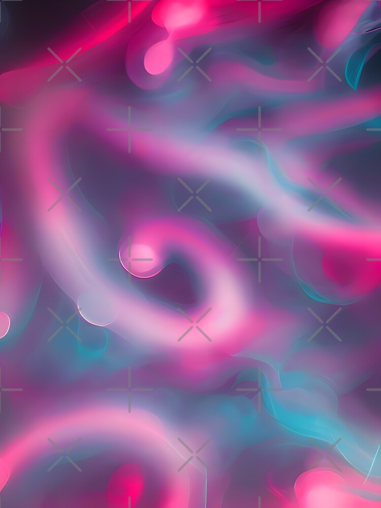 "Abstract design #2 pinky blue swirly trails" Sticker for Sale by ...