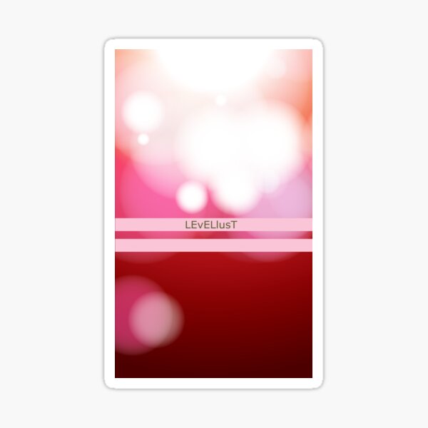 "Red Blur. " Sticker for Sale by Levellust | Redbubble