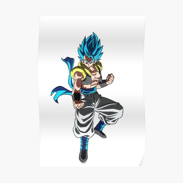 "Gogeta blue " Poster for Sale by ZORO-DESIGN | Redbubble