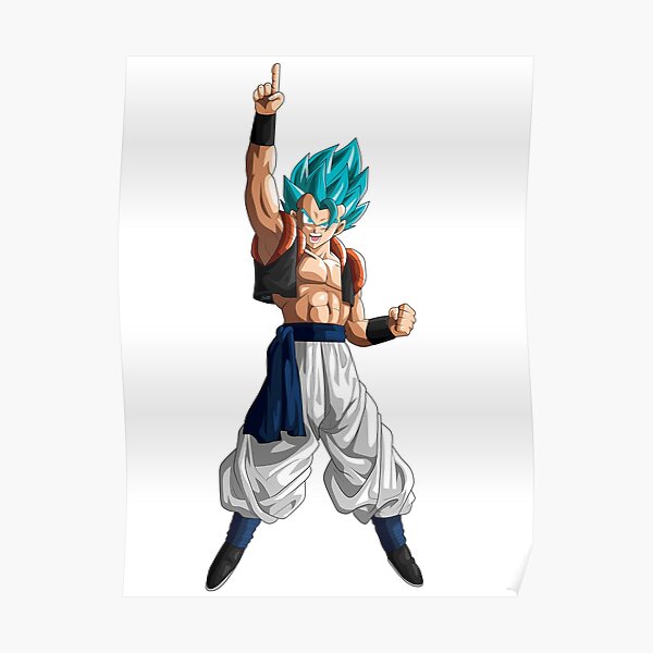 "Gogeta blue " Poster for Sale by ZORO-DESIGN | Redbubble