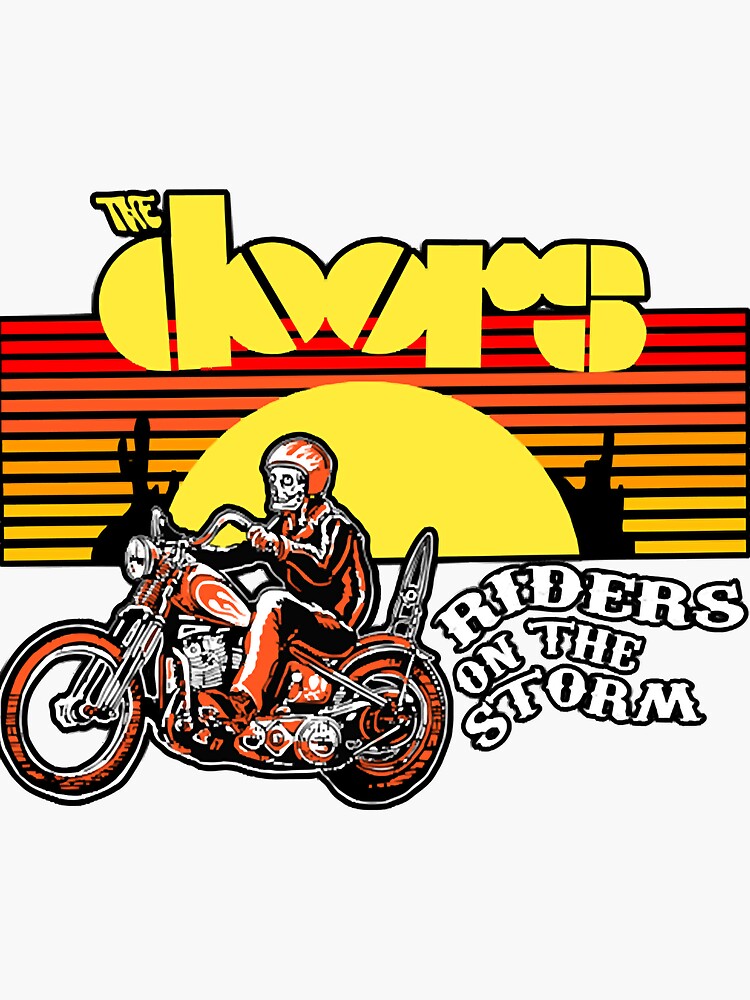 "The Doors Band Riders on the storm" Sticker for Sale by charissahst2 ...