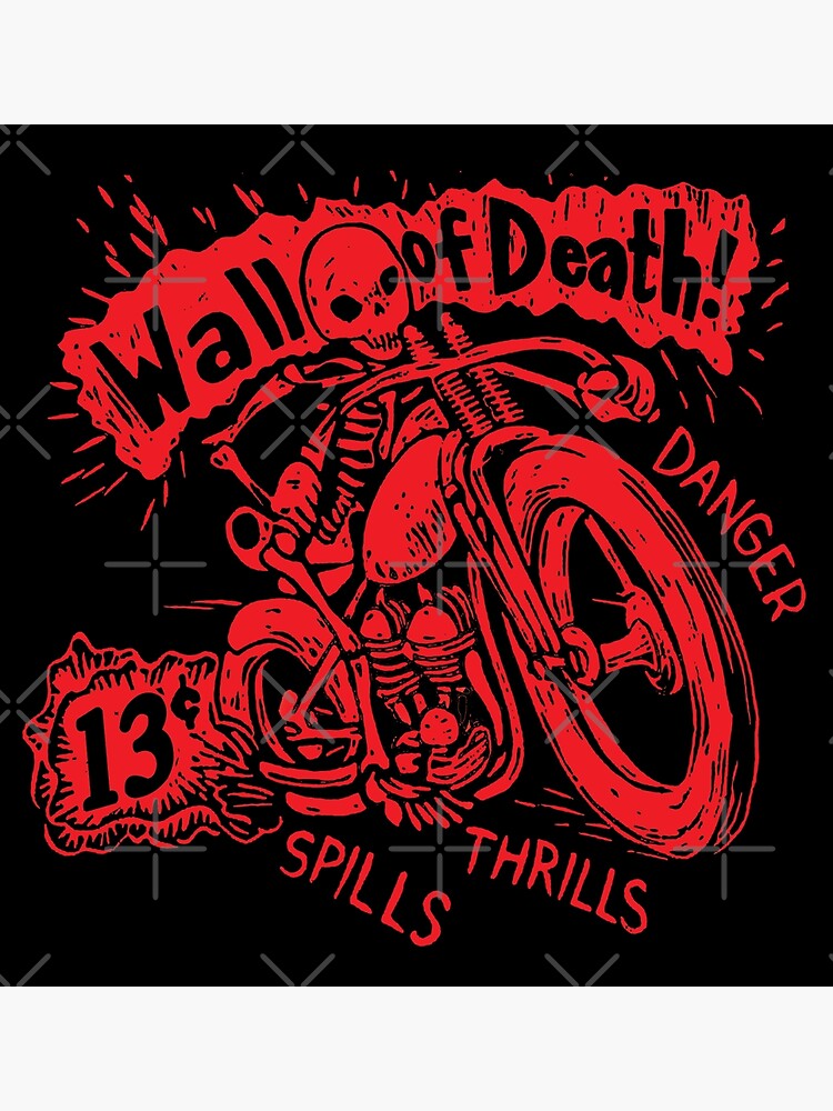 "funfair wall of death" Poster for Sale by dtkfred | Redbubble