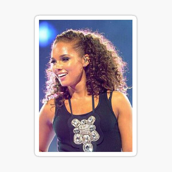 "Alicia Keys - Poster" Sticker for Sale by Enos21 | Redbubble
