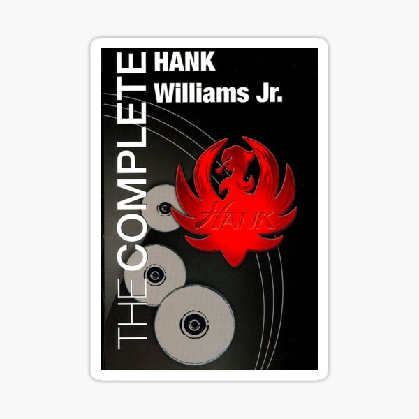 "The Complete Hank Williams Jr Art" Sticker for Sale by hablot86 ...