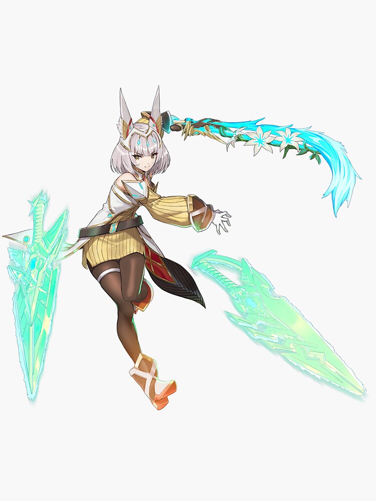 "Nia - Xenoblade Chronicles 3" Sticker for Sale by DucDreamer | Redbubble