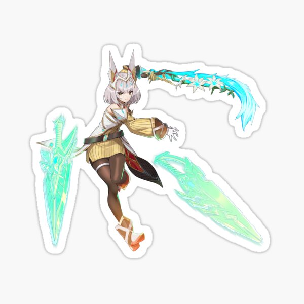 "Nia - Xenoblade Chronicles 3" Sticker for Sale by DucDreamer | Redbubble