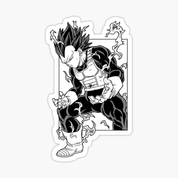 "Dragon Ball Vegeta " Sticker for Sale by Logan-Moore | Redbubble