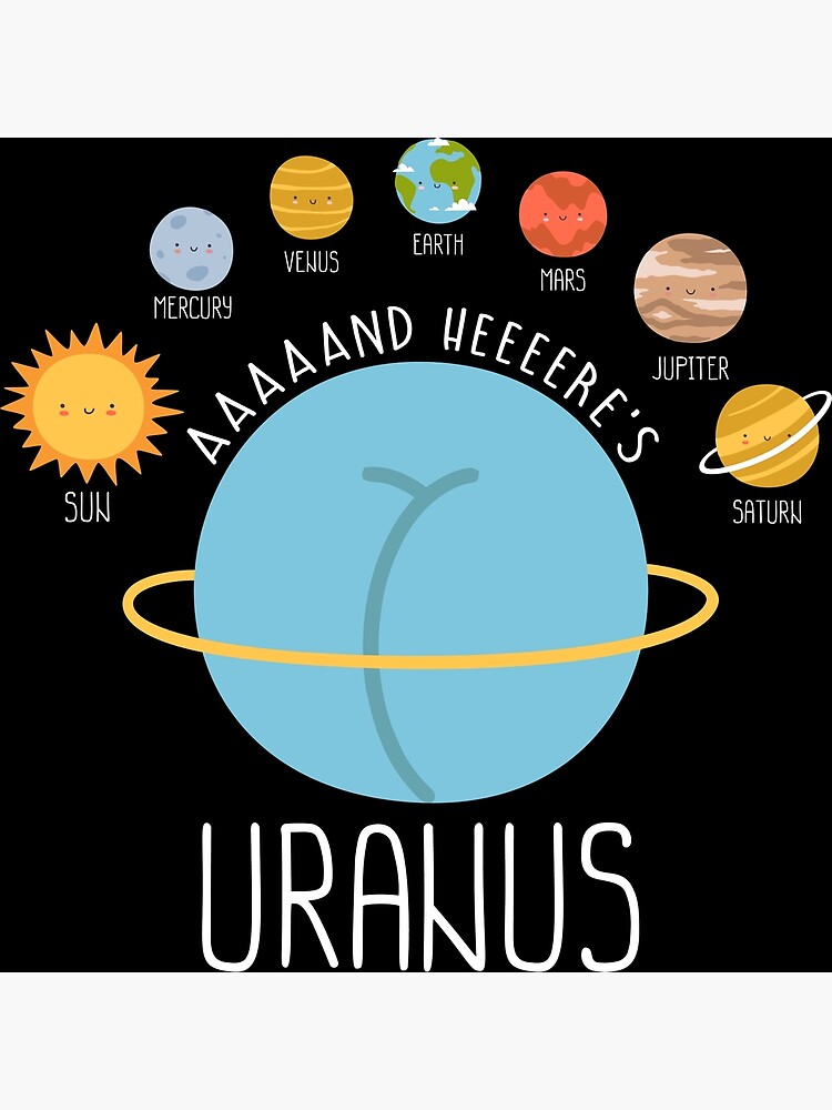 "Uranus" Poster for Sale by SillyTees | Redbubble