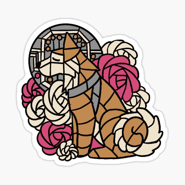 "Halocyon- Hachiko" Sticker for Sale by ArtAmaranthine | Redbubble
