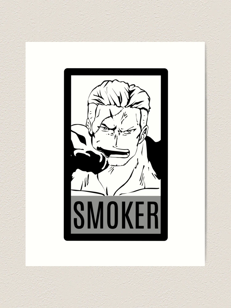 One Piece Smoker Drawing Smoker | Artist Blog, Marine, One Piece