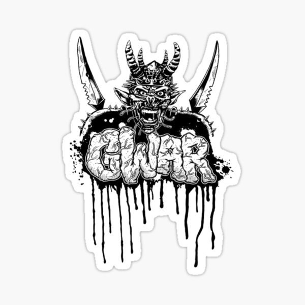 "gwar band" Sticker for Sale by dusunlame | Redbubble