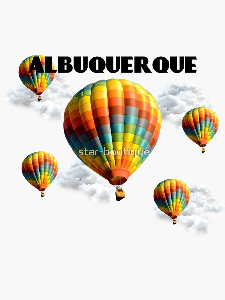 "Albuquerque Balloon Fiesta 2022" Sticker for Sale by star-boutique ...
