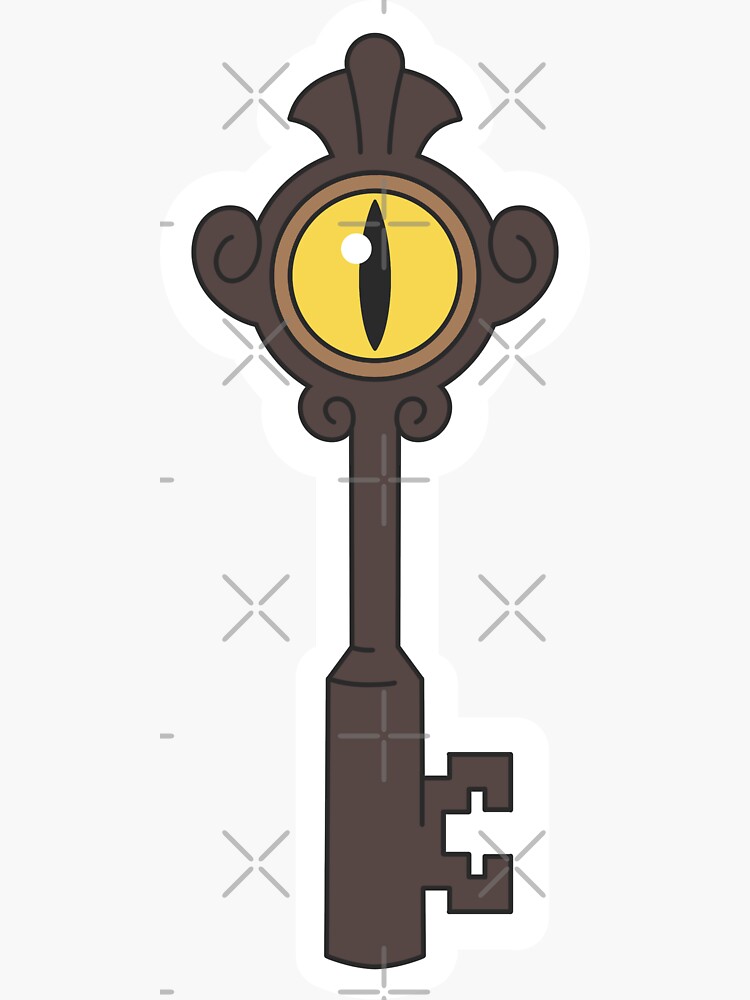 "Portal key ~ The Owl House" Sticker for Sale by Ruxandas | Redbubble