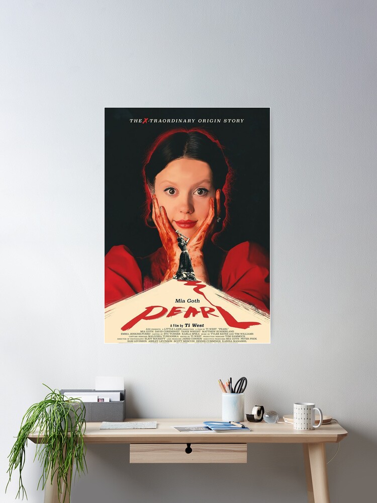 "Pearl Horror Film 2022" Poster for Sale by krystaljes | Redbubble