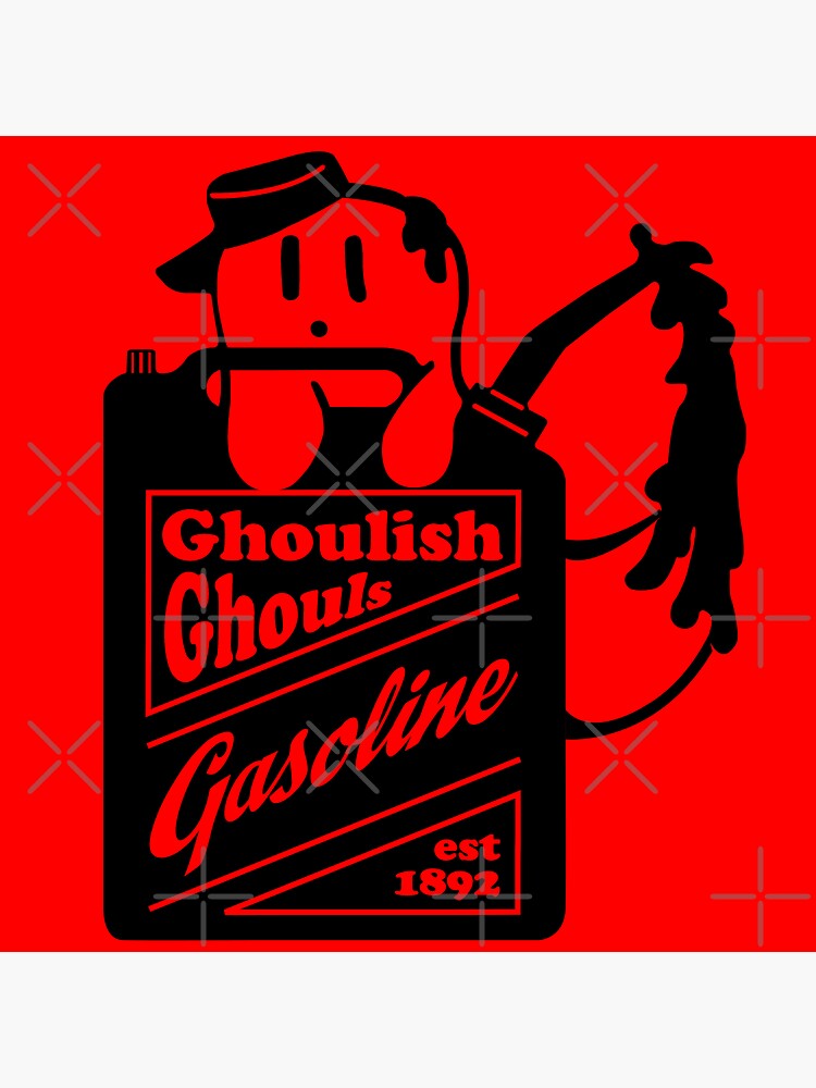 "Ghoulish Ghouls Gasoline" Sticker for Sale by YinzerWave | Redbubble