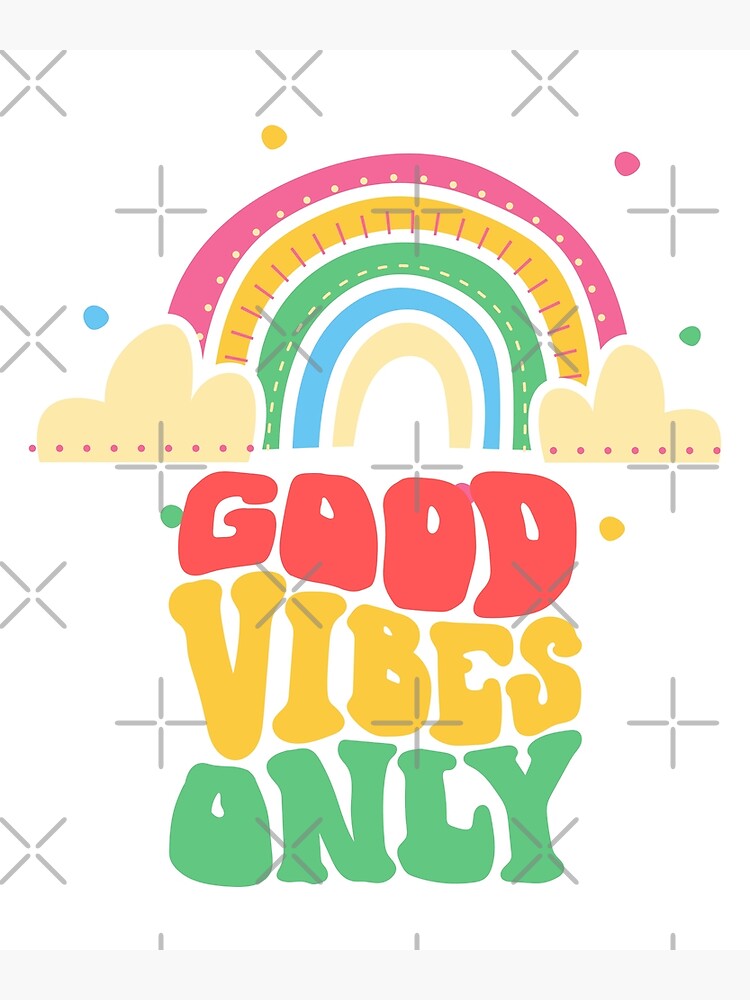 "Kawali Cute Good Vibes Cartoon" Poster for Sale by PerfectBlend ...