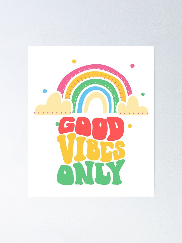 "Kawali Cute Good Vibes Cartoon" Poster for Sale by PerfectBlend ...