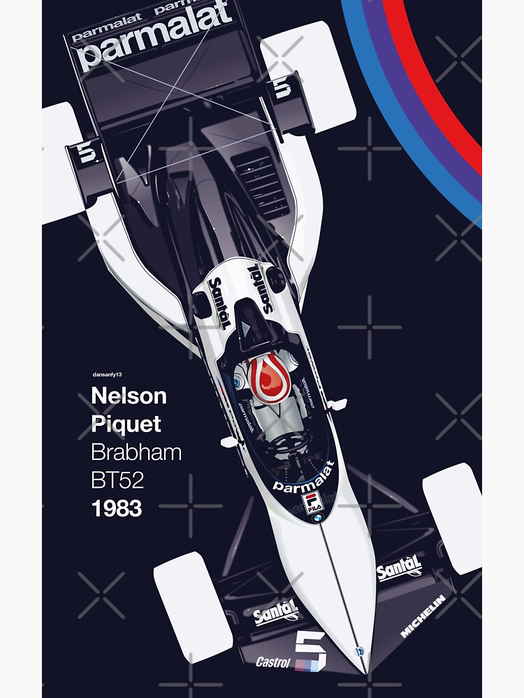 "Brabham BT52" Sticker for Sale by Dansanfy13 | Redbubble