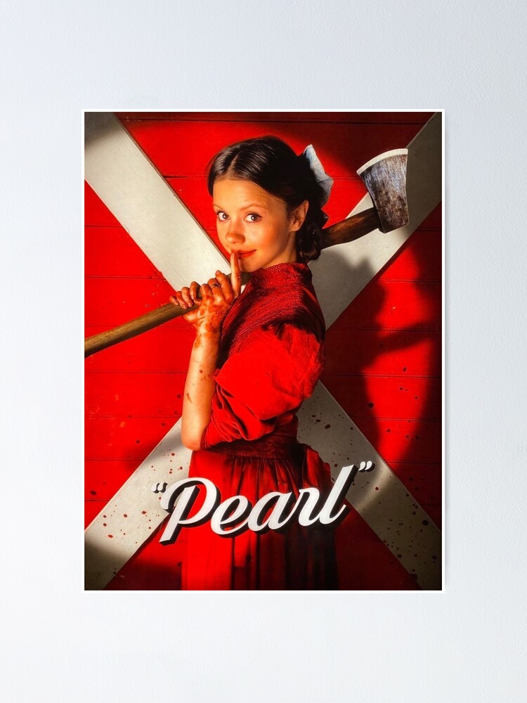 "Pearl Horror Movie 2022" Poster for Sale by krystaljes | Redbubble