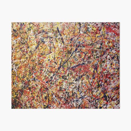 "Abstract Jackson Pollock Painting Original Art" Art Board Print for ...