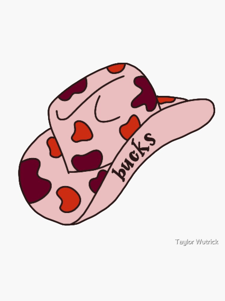 "Cowboy Hat" Sticker for Sale by taylorawutrick | Redbubble